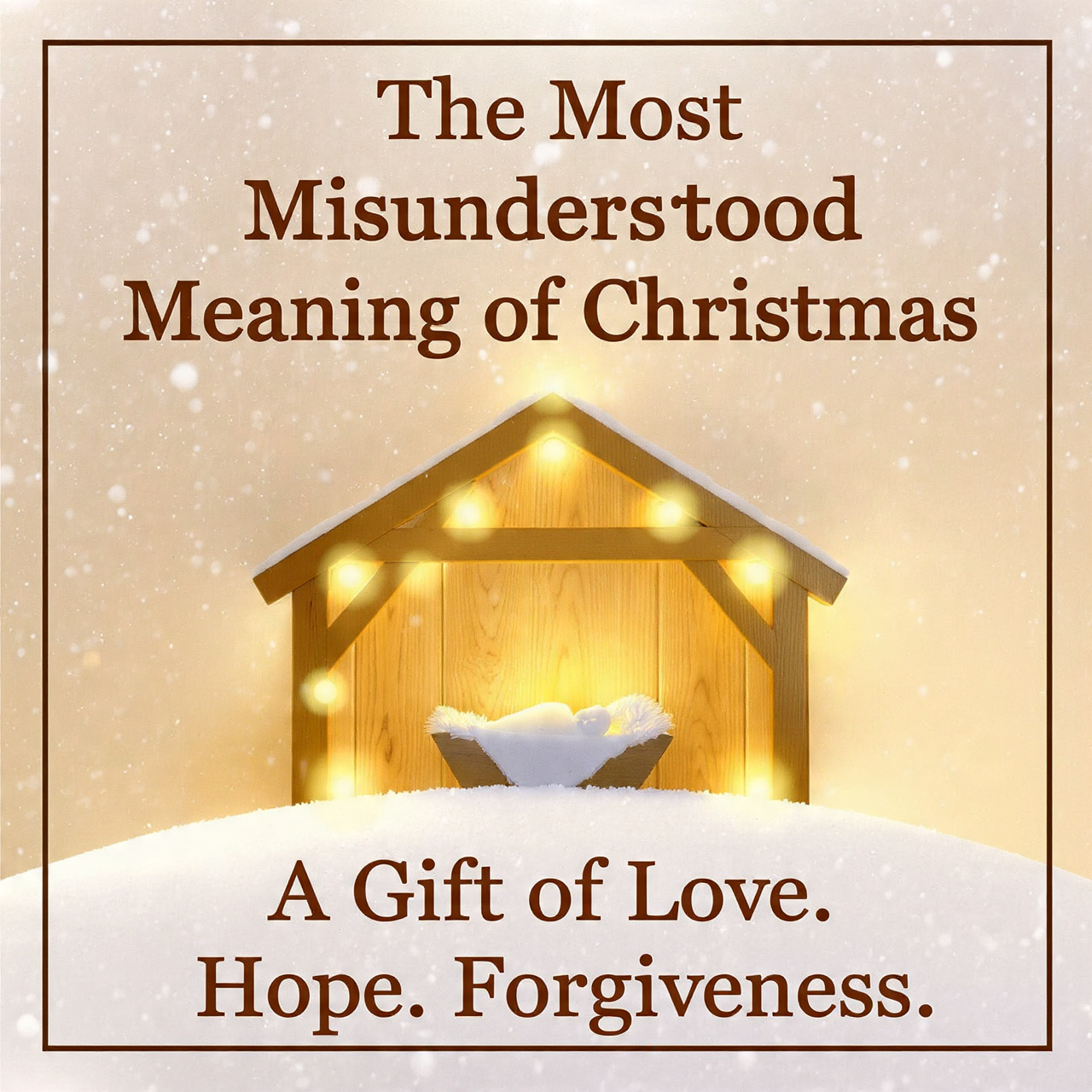 The Most Misunderstood Meaning Of Christmas: The Greatest Gift